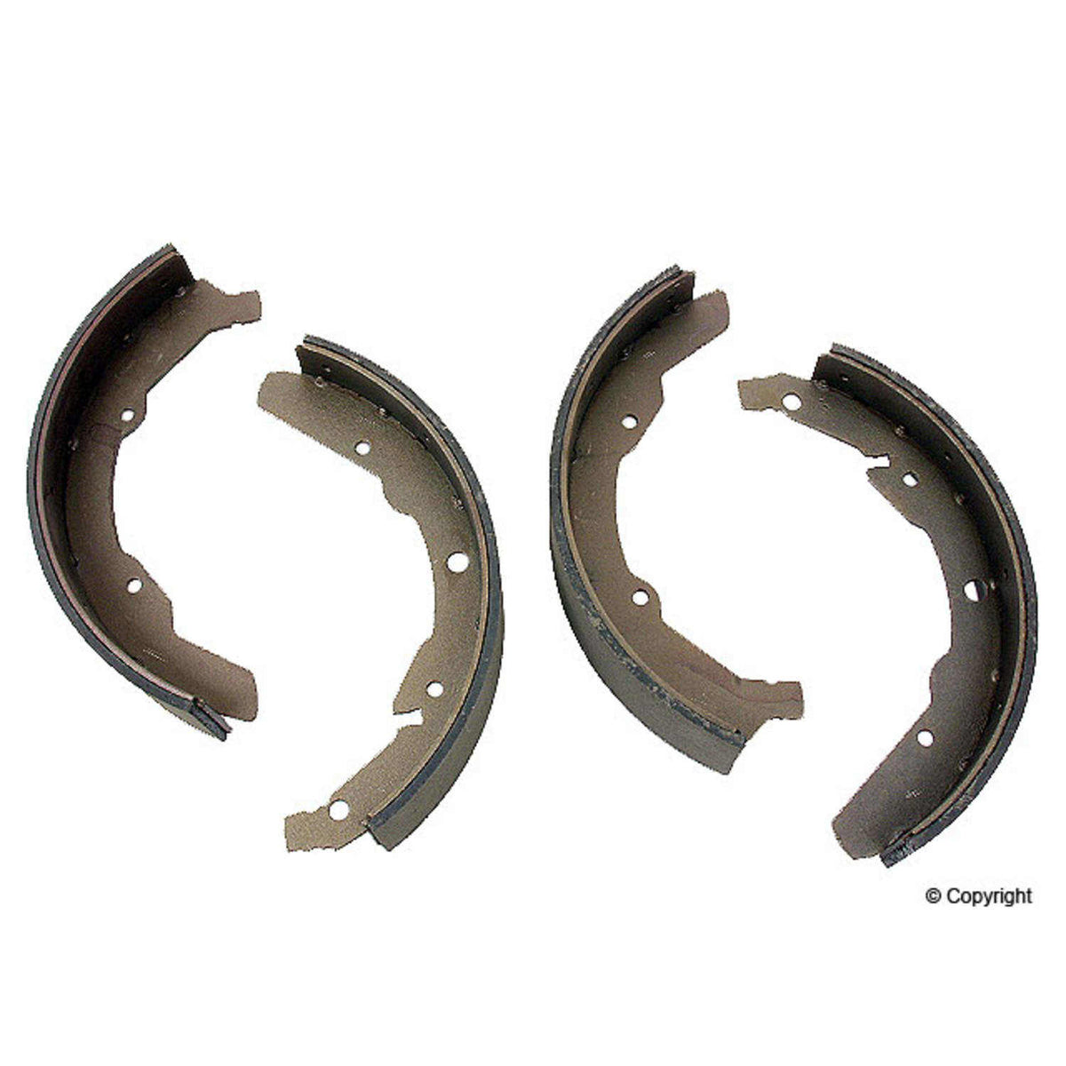 Brake Shoe Set, Rear, 71-72 II – The No Name Garage